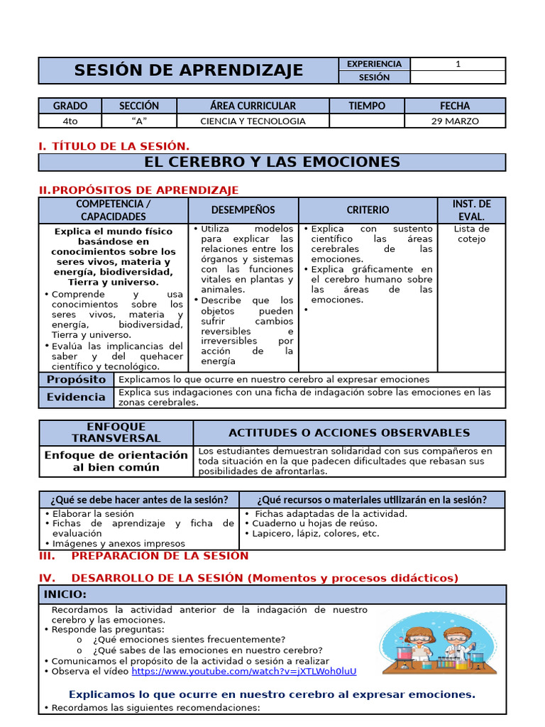 29 03 Cyt El Cerebro Y Las Emociones Pdf