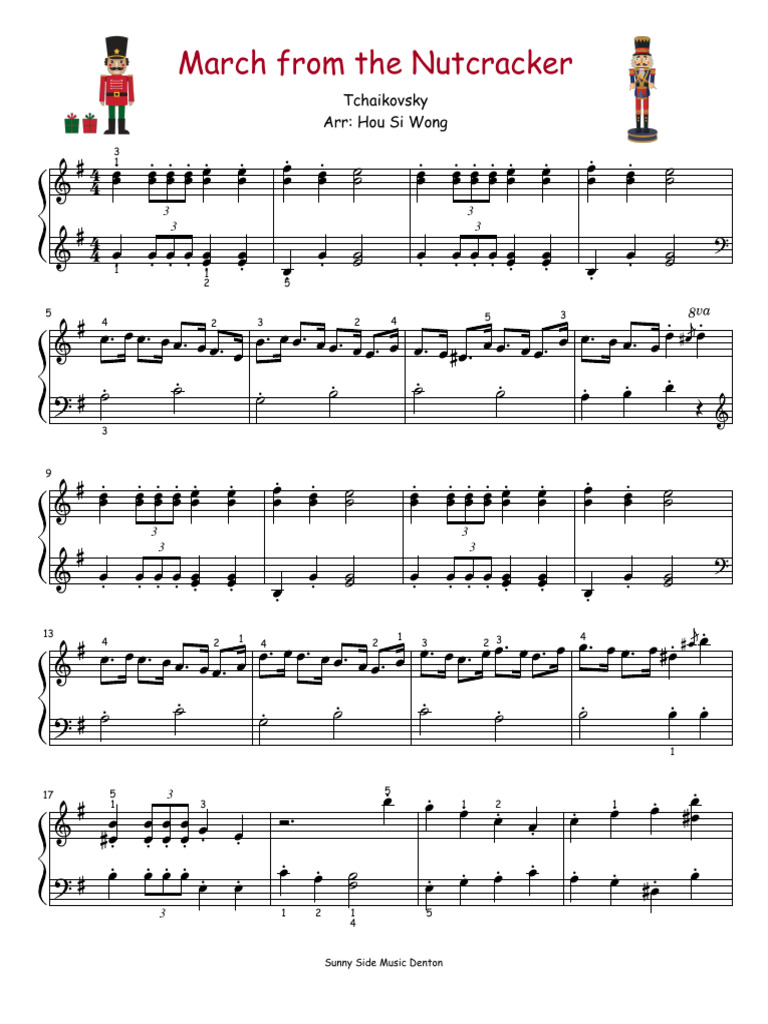 March From The Nutcracker - Tchaikovsky | PDF