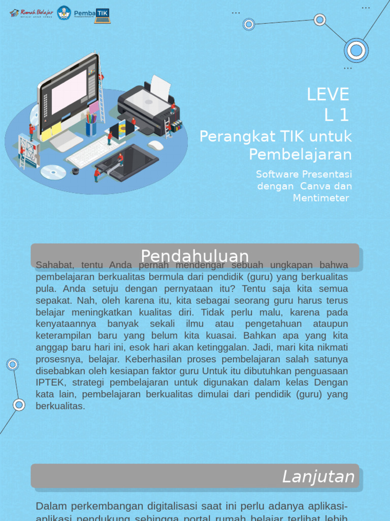(Level 1) Materi 2 Perangkat TIK Untuk Pembelajaran | PDF