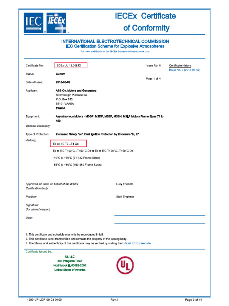 Jet A1 Pump IECEX CERTIFICATE | PDF | Electromagnetism | Electrical ...