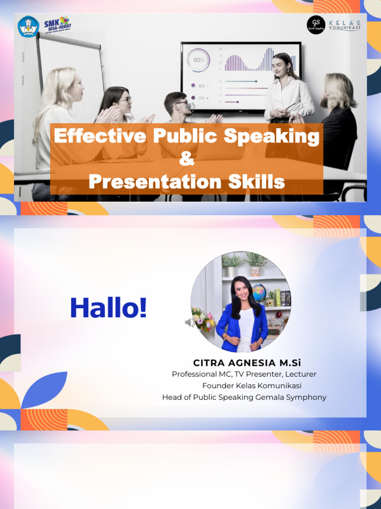 Effective Public Speaking & Presentation Skills # | PDF