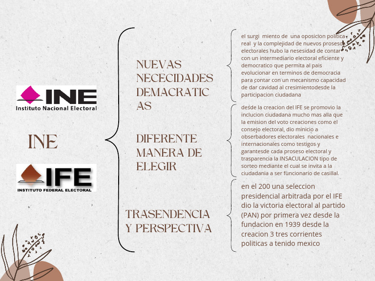 Cuadro Sinóptico INE IFE | PDF