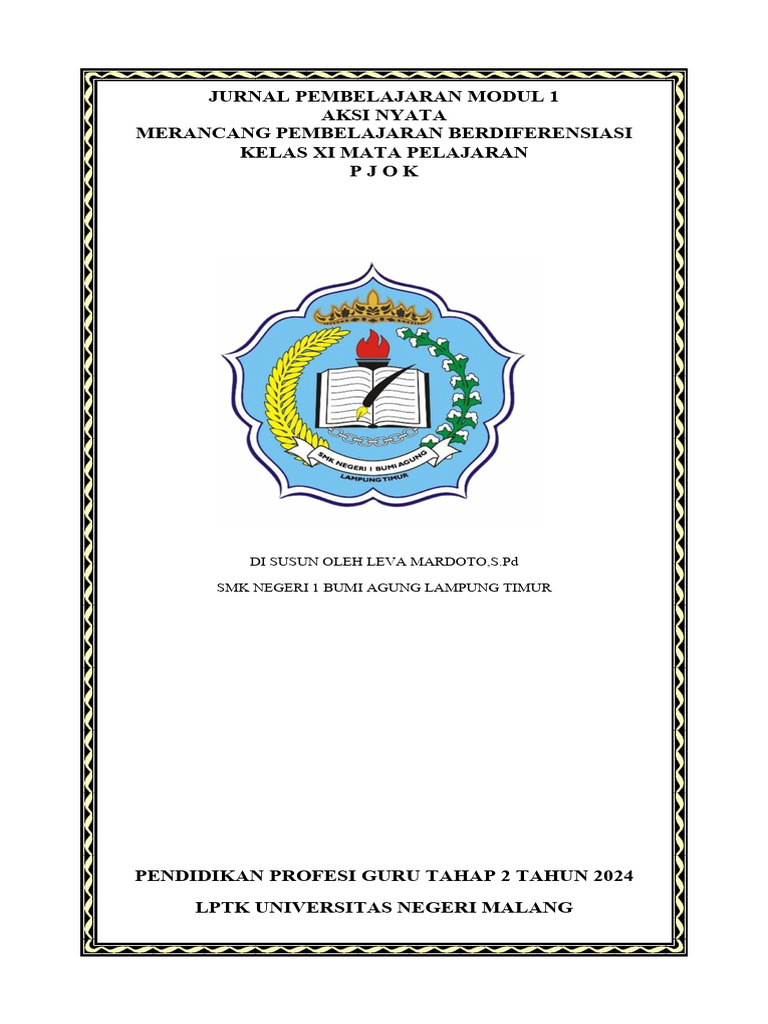jurnal modul 1 leva fix | PDF
