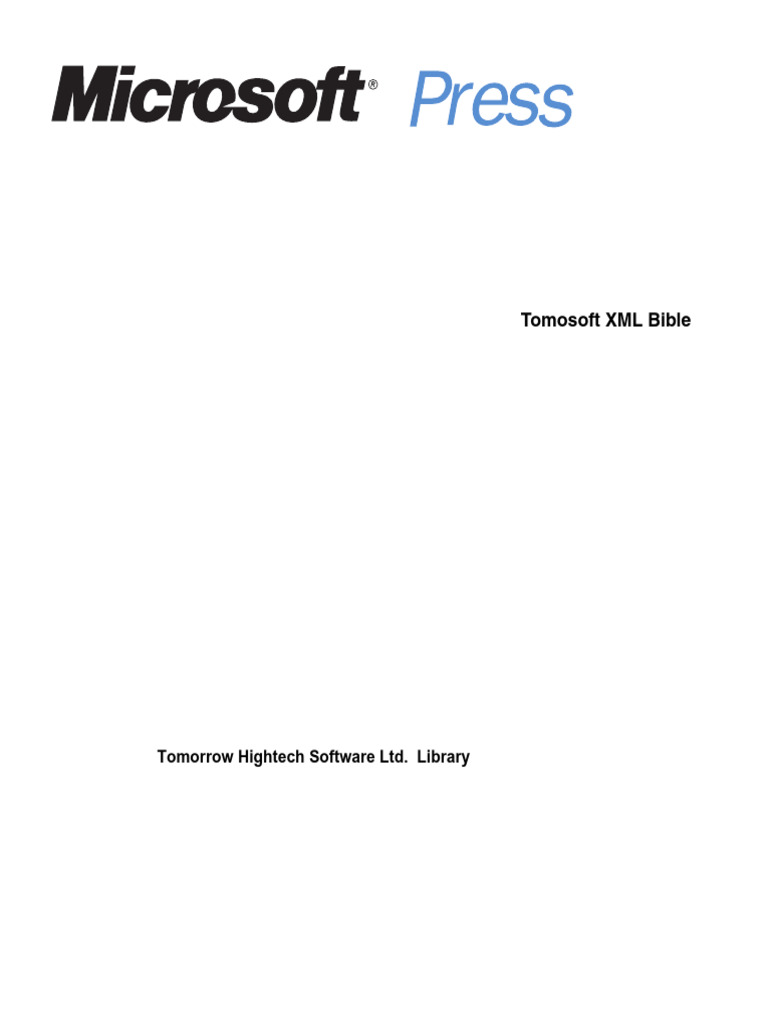 Tomosoft XML Bible | PDF