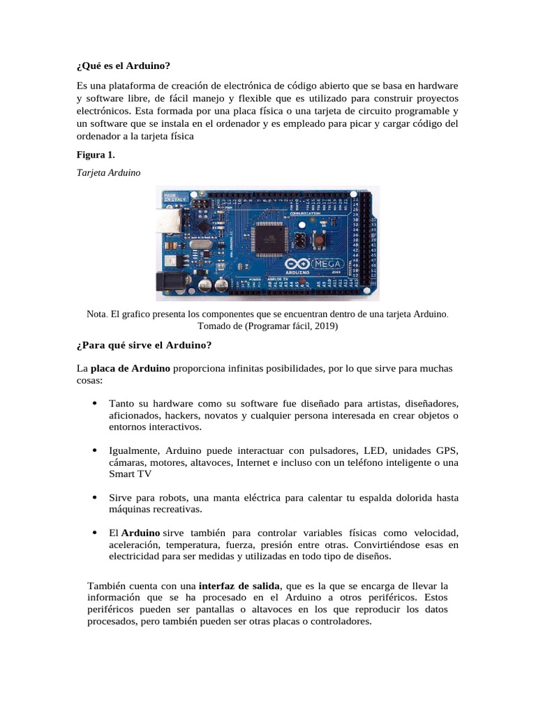 Qué Es El Arduino | PDF | Arduino | Hardware de la computadora