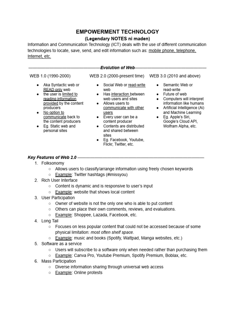 Emp Tech Notes | PDF