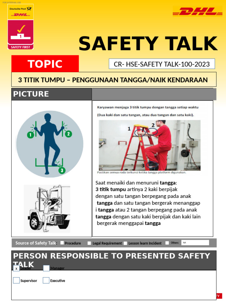 3 Titik Tumpu - Bekerja Dengan Tangga | PDF