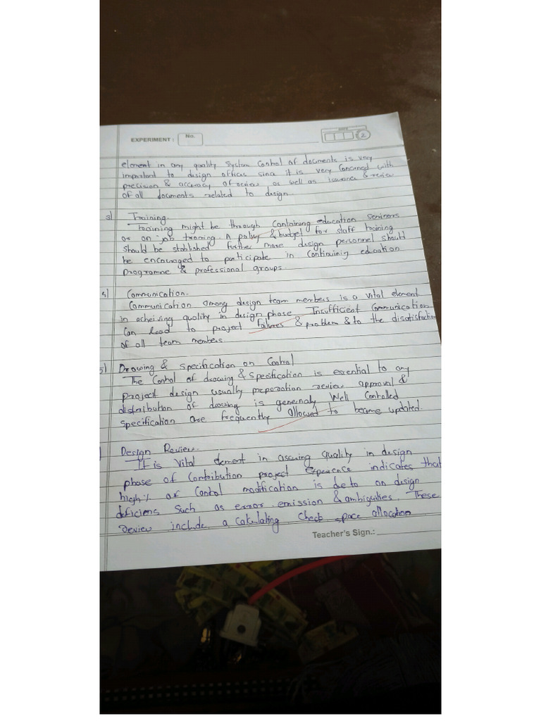 FMS (Quality Assurance & Certification) | PDF