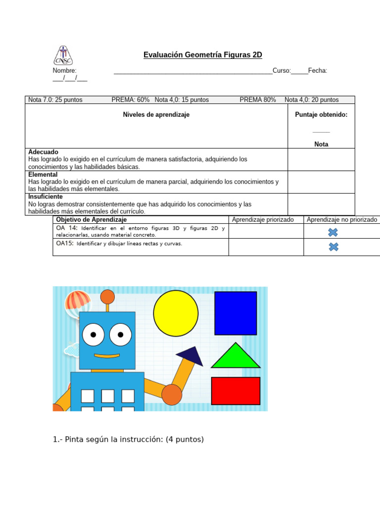 Eval Figuras 2D | PDF