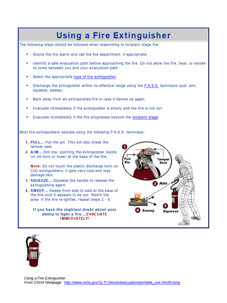 Microsoft Word - Using A Fire Extinguisher - Doc - Using - Fire ...