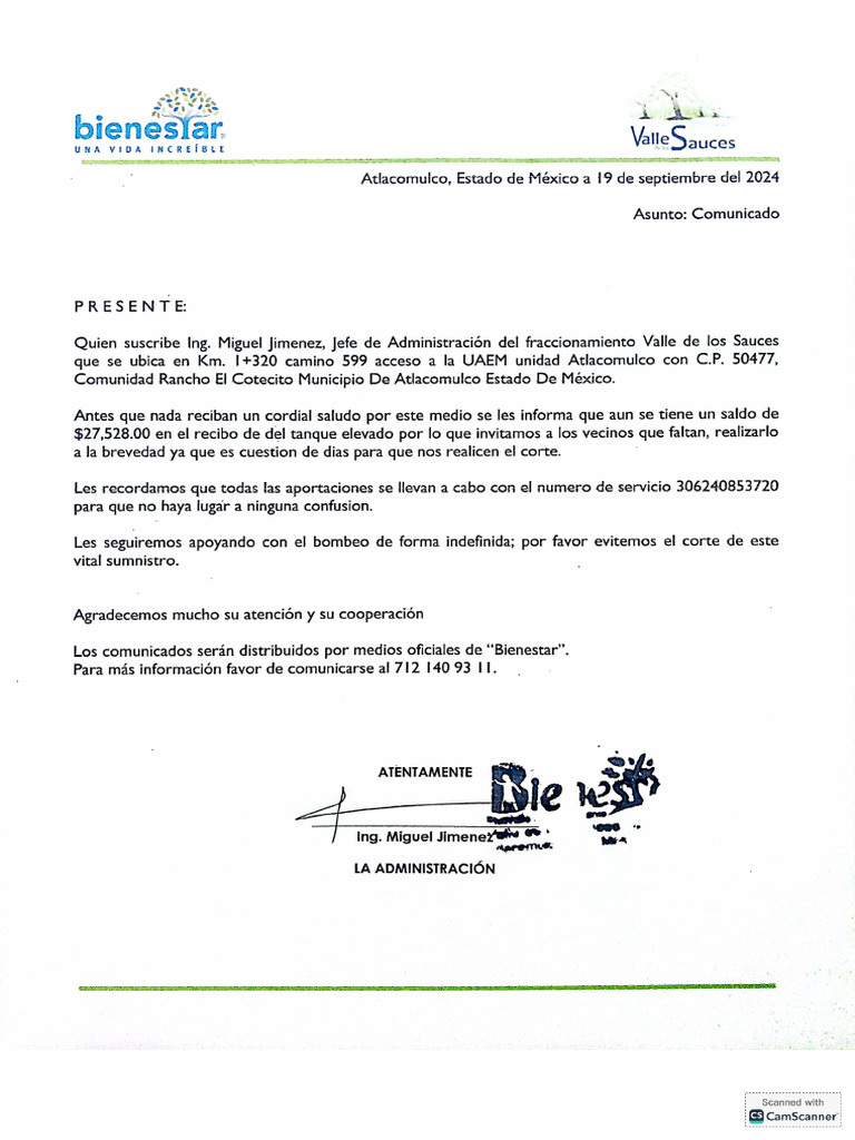 Comunicado 20 Sep | PDF