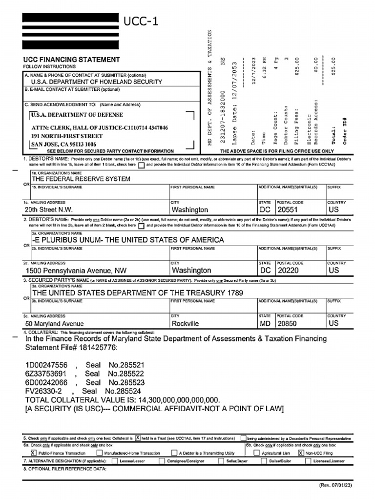 Us Ucc Extraction Example 2 | PDF