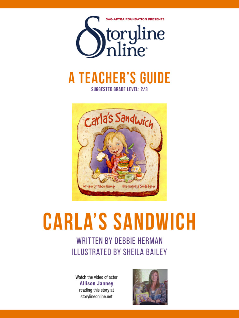 CarlasSandwich ATeachersGuide | PDF