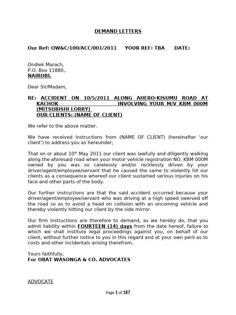 Sample Pleadings or Documents | PDF