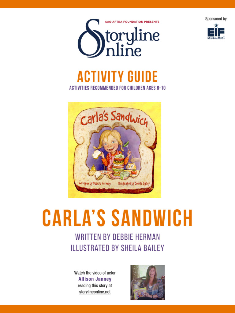 CarlasSandwich ActivityGuide | PDF