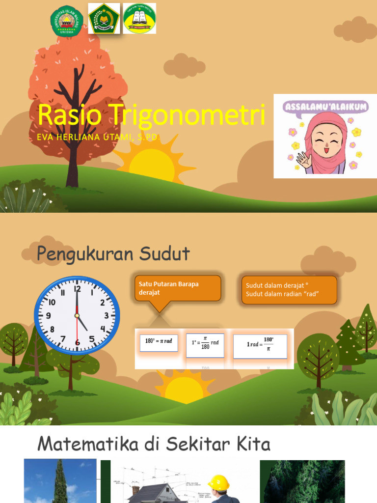 Aksi 2. PPT Rasio Trigonometri - Eva Herliana Utami | PDF