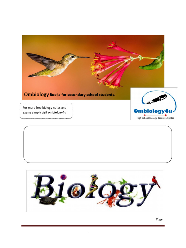Form 3 Biology Book | PDF