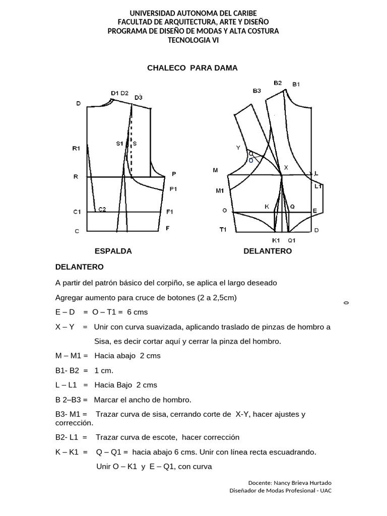 CHALECO PARA DAMA | PDF