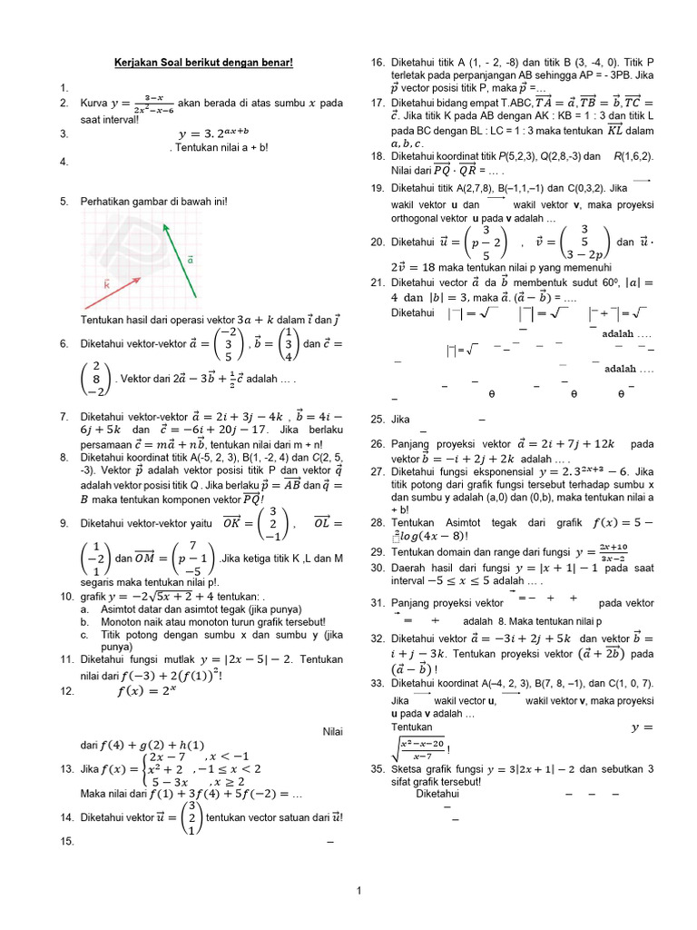 Latihan Psaj Mat TL 2 | PDF