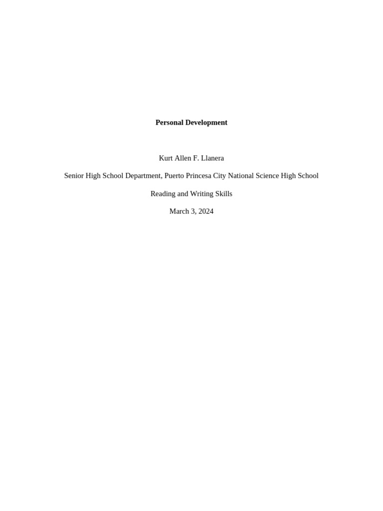 Classification and Exemplification Essay | PDF | Psychological Resilience | Behavioural Sciences