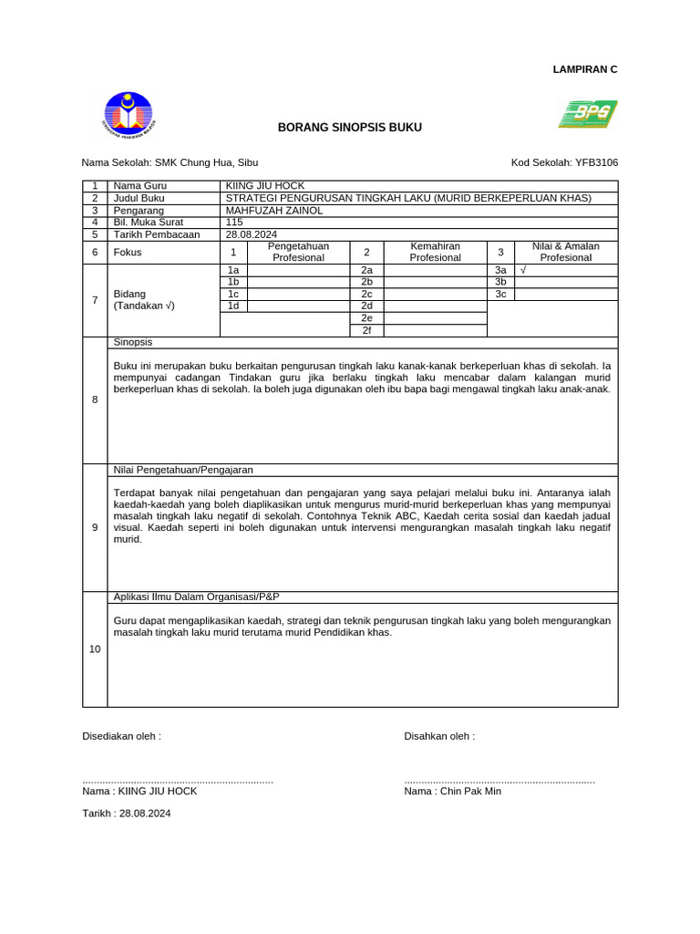 LDP Lampiran C | PDF