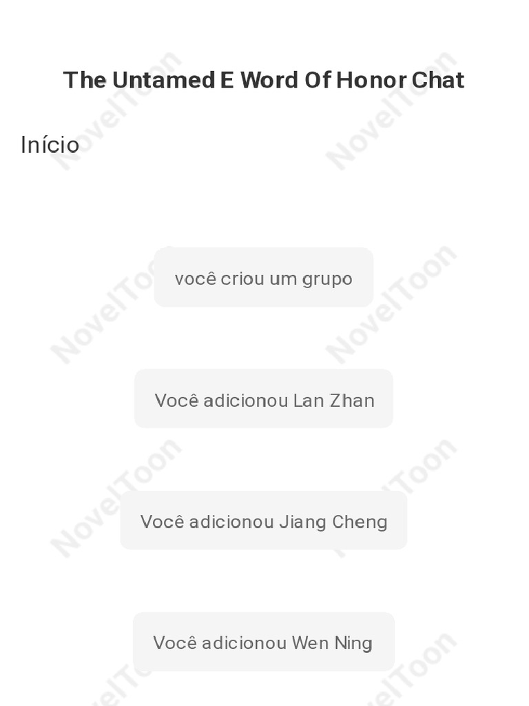 The Untamed E Word of Honor Chat | PDF