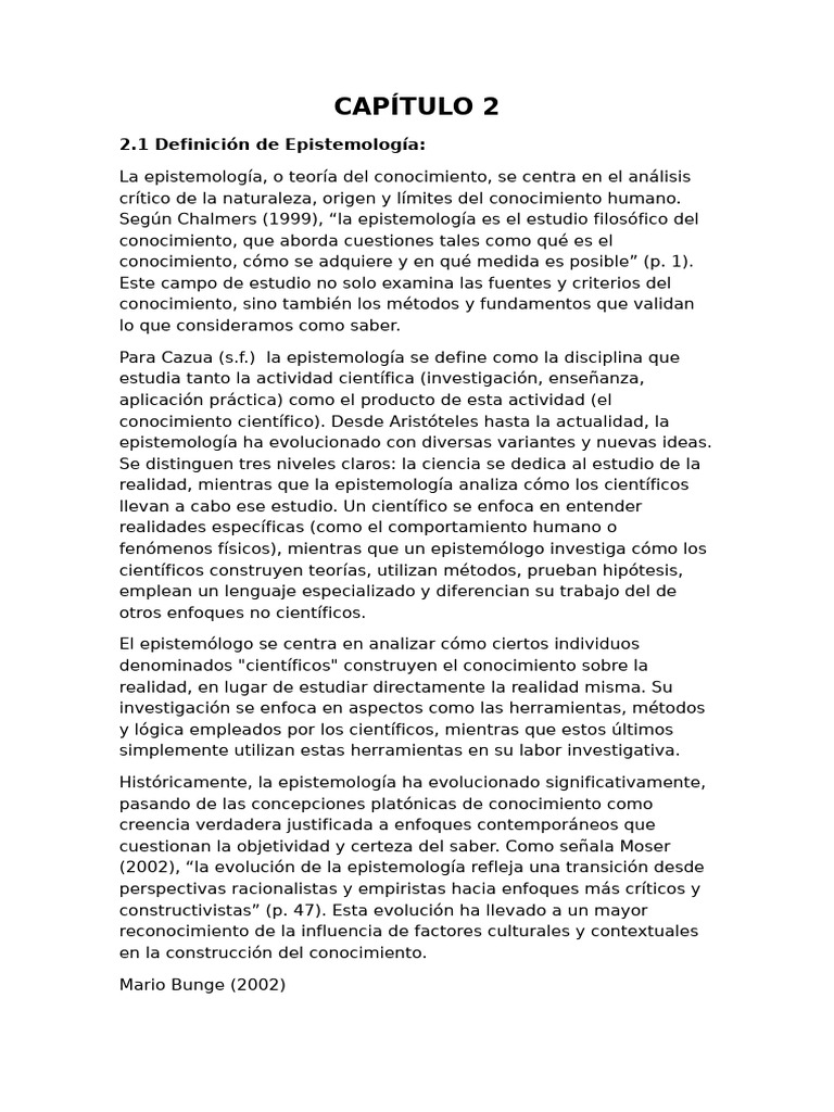 Filosofia Cap 2 y 3 | PDF