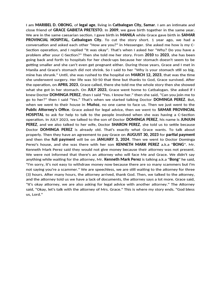 Affidavit Obong | PDF