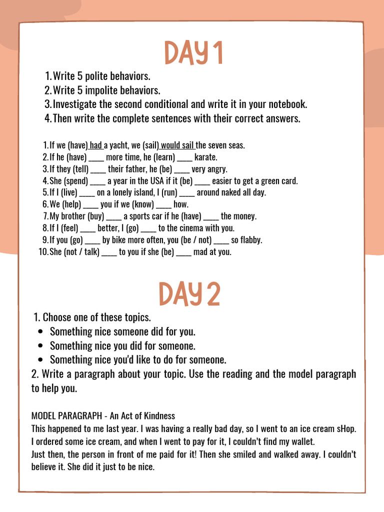 T1 - Activity 1 - 10th Grade U4 | PDF