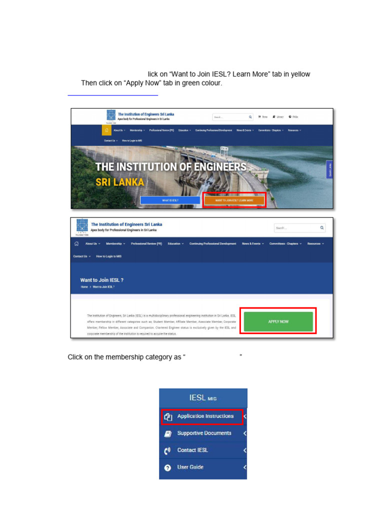Membership Applying Process | PDF