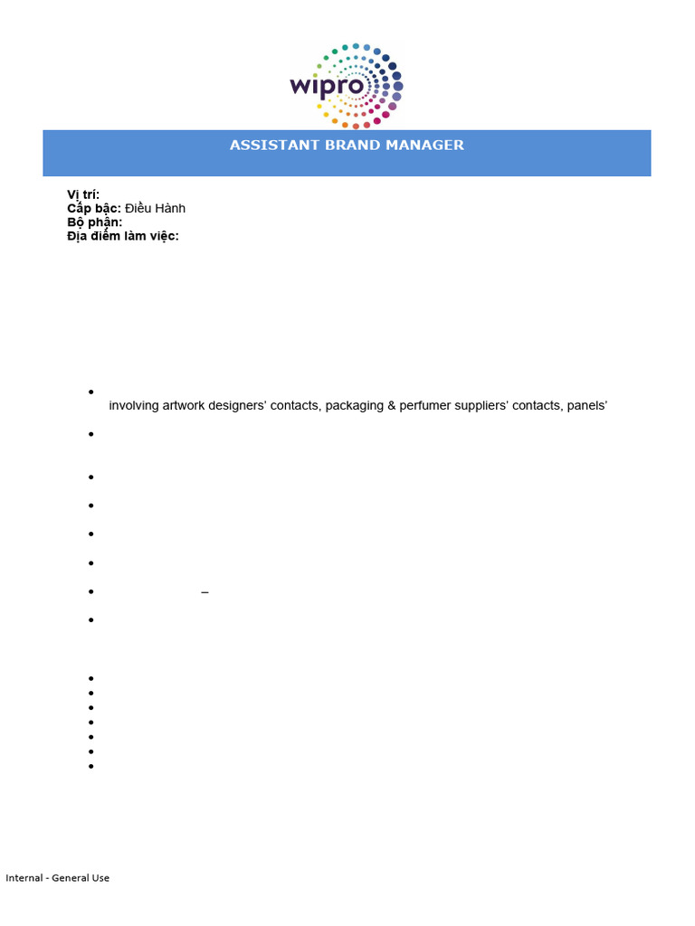 jd4 Assistant Brand Manager | PDF