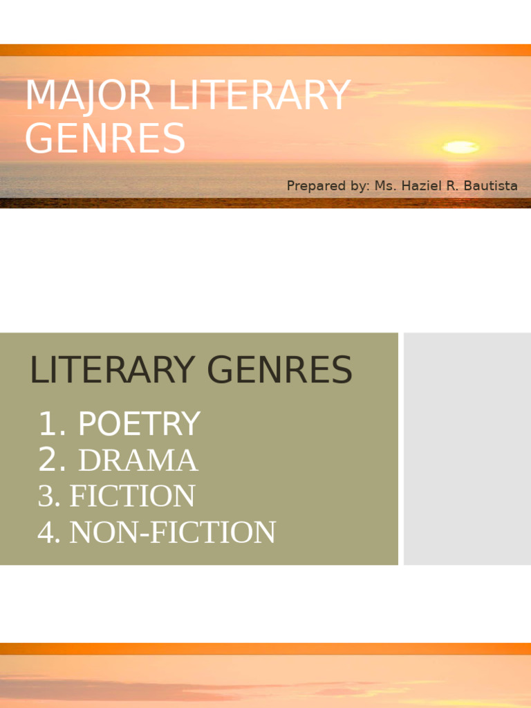 Major Literary Genres | PDF