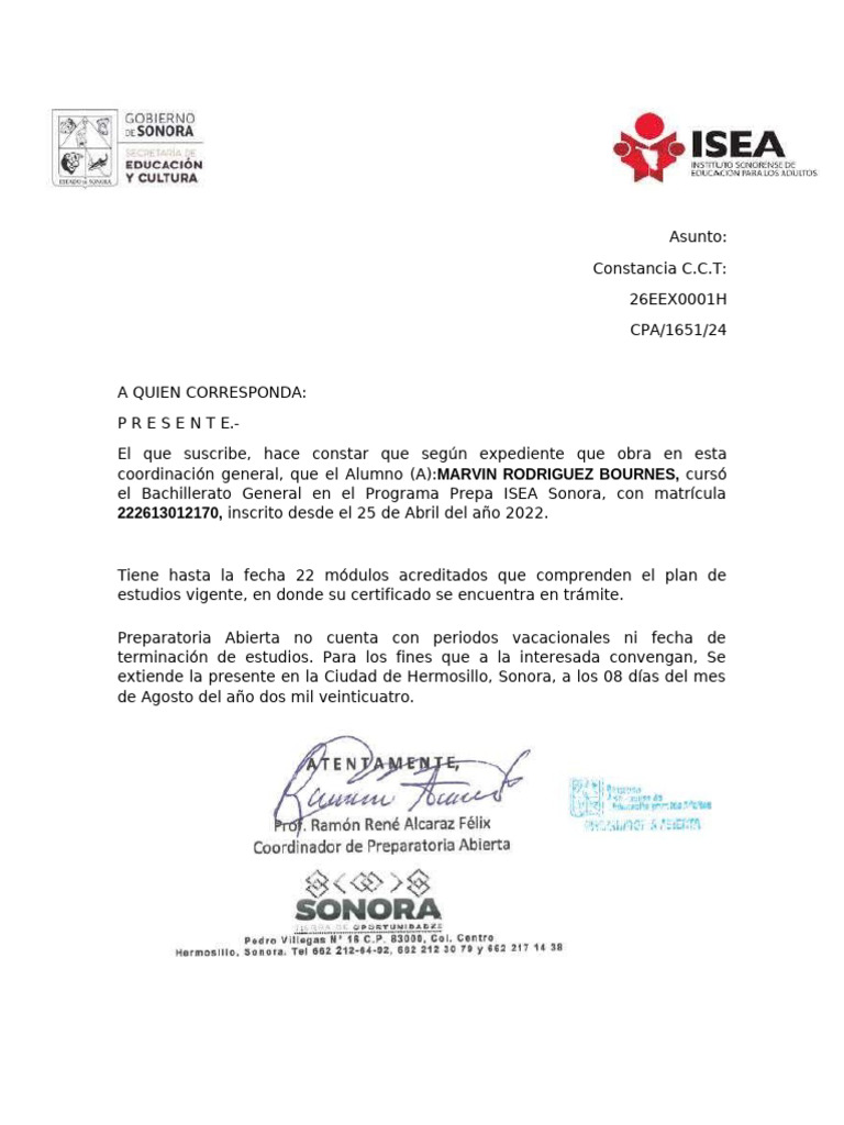 Constancia Marvin | PDF