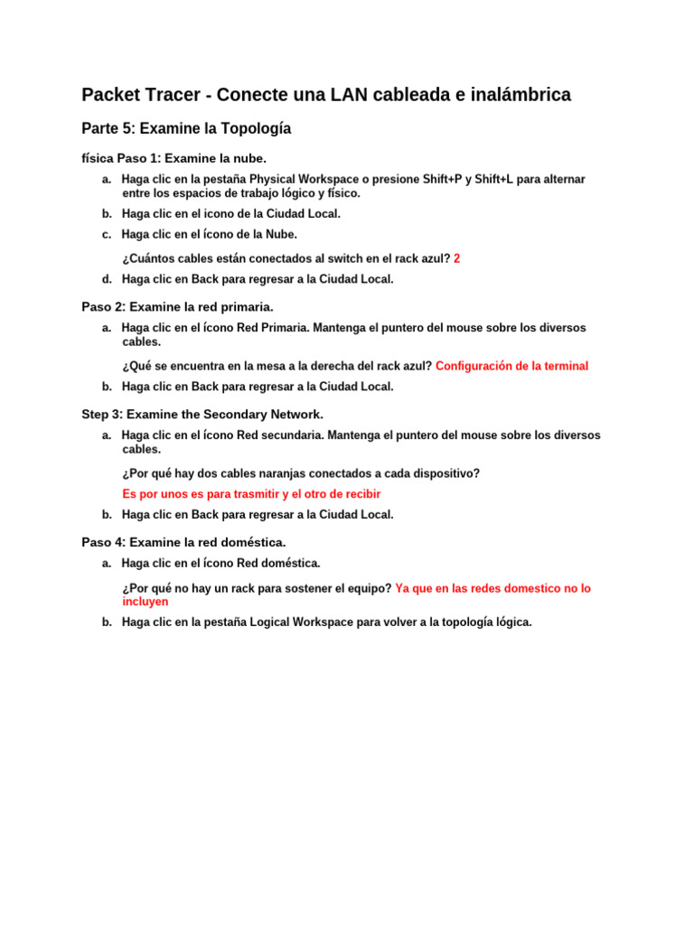 OK - 4.6.5 Packet Tracer - Connect A Wired and Wireless LAN | PDF