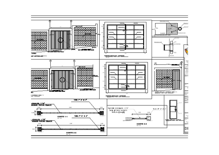 Detalle Porton Metalico Modif-Det. Porton Metalico | PDF