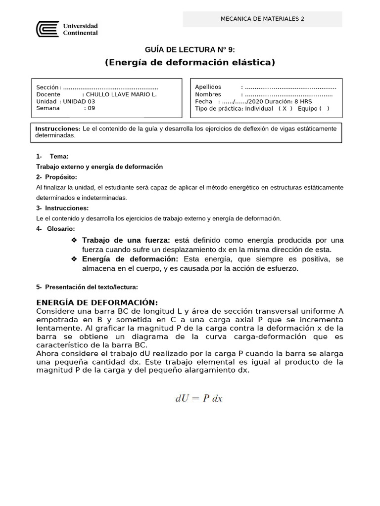 GUÍA DE LECTURA SEMANA 09 | PDF