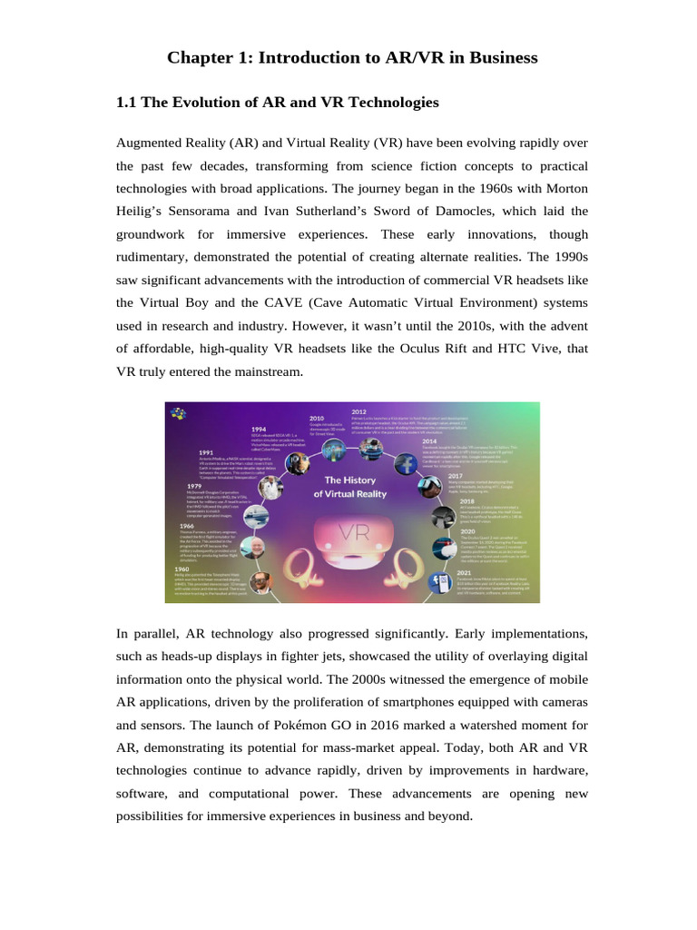 AR VR in Business Leveraging Immersive Technologies For Innovation ...