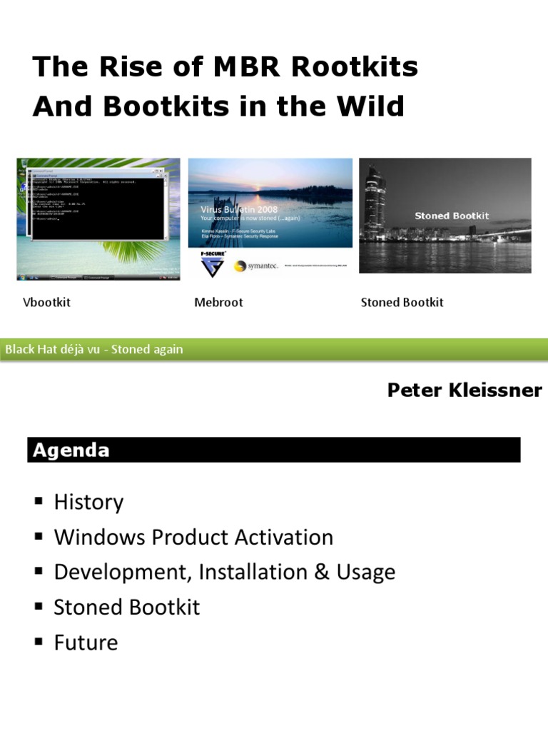 The Rise of MBR Rootkits and Bootkits in The Wild | PDF | Booting ...