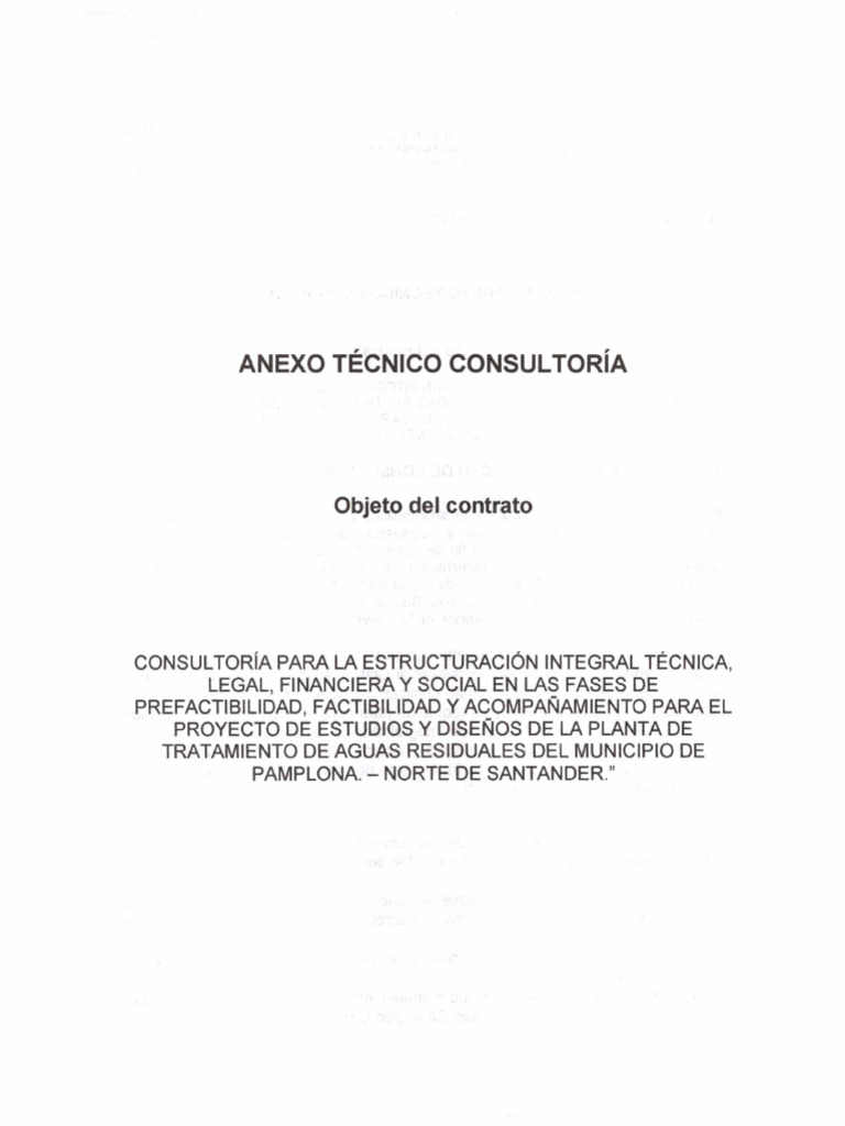 Anexo 1 Anexo Tecnico | PDF