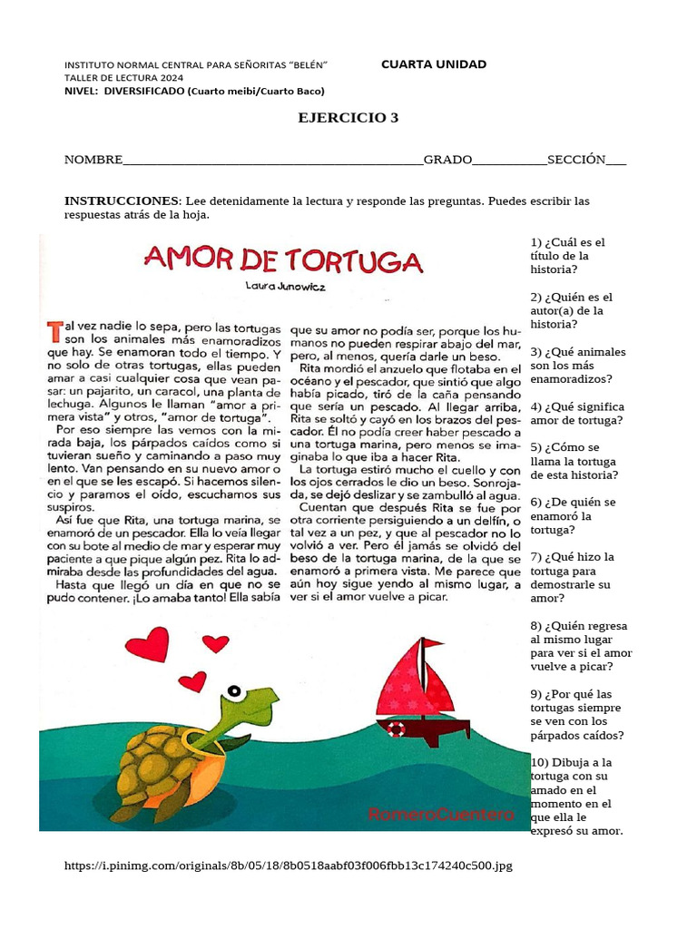 Amor de Tortuga | PDF