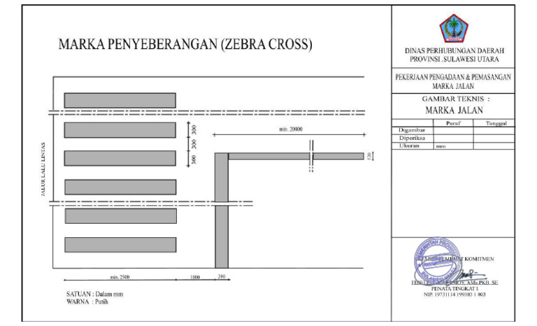 Gambar Teknis Marka Zebra | PDF