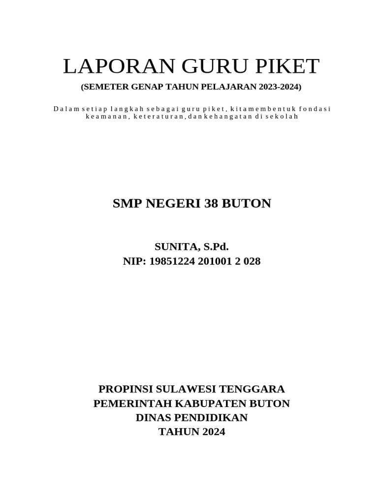 3 Piket Sunita | PDF