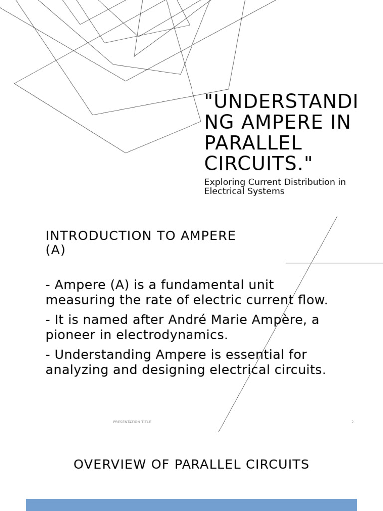 Current in Parallel | PDF