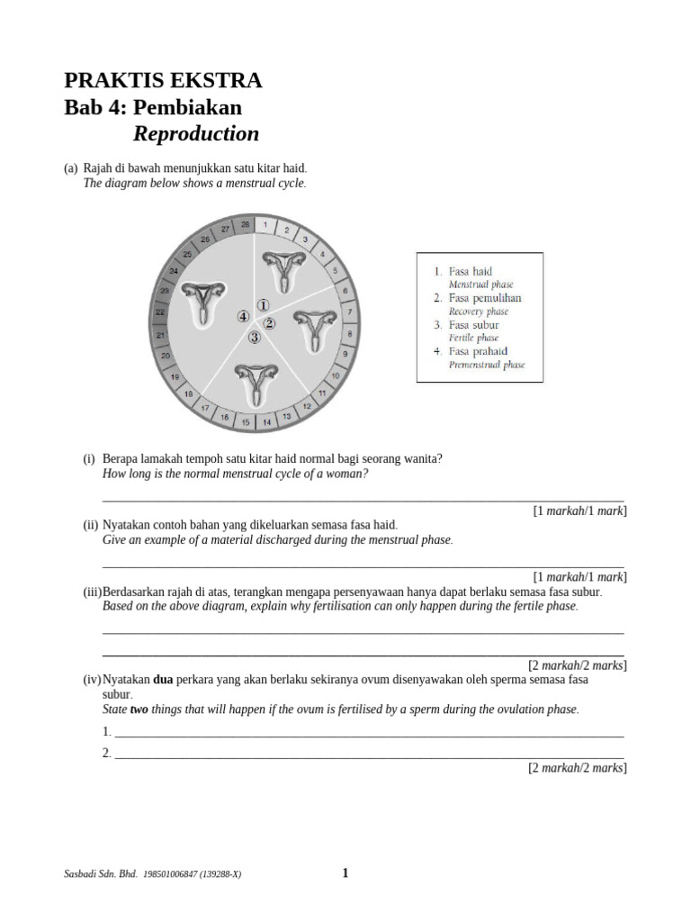 Praktis Ekstra Tingkatan 1 Bab 4 p.59 | PDF