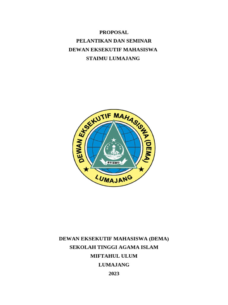 Proposal Pelantikan | PDF