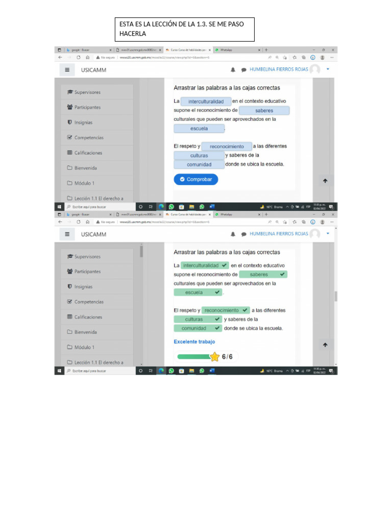 Docevaluación del modulo dos | PDF