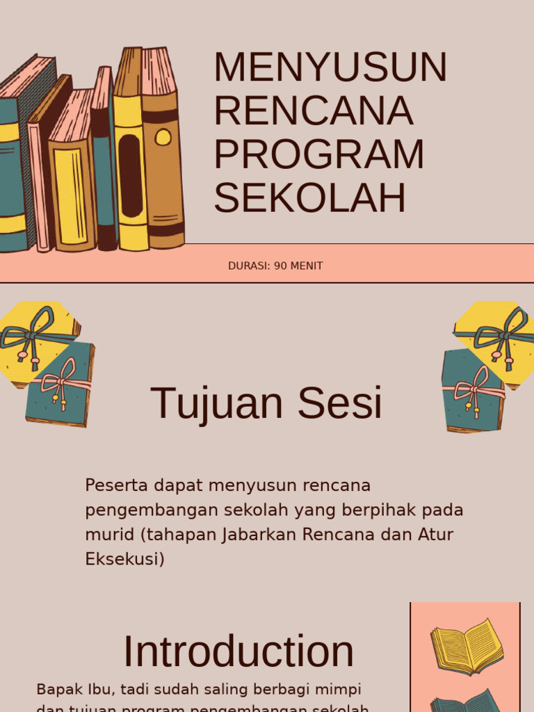 LK 6 Menyusun Rencana Program Sekolah | PDF