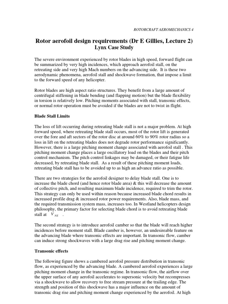 Forward Flight Lecture2 | PDF | Airfoil | Helicopter Rotor