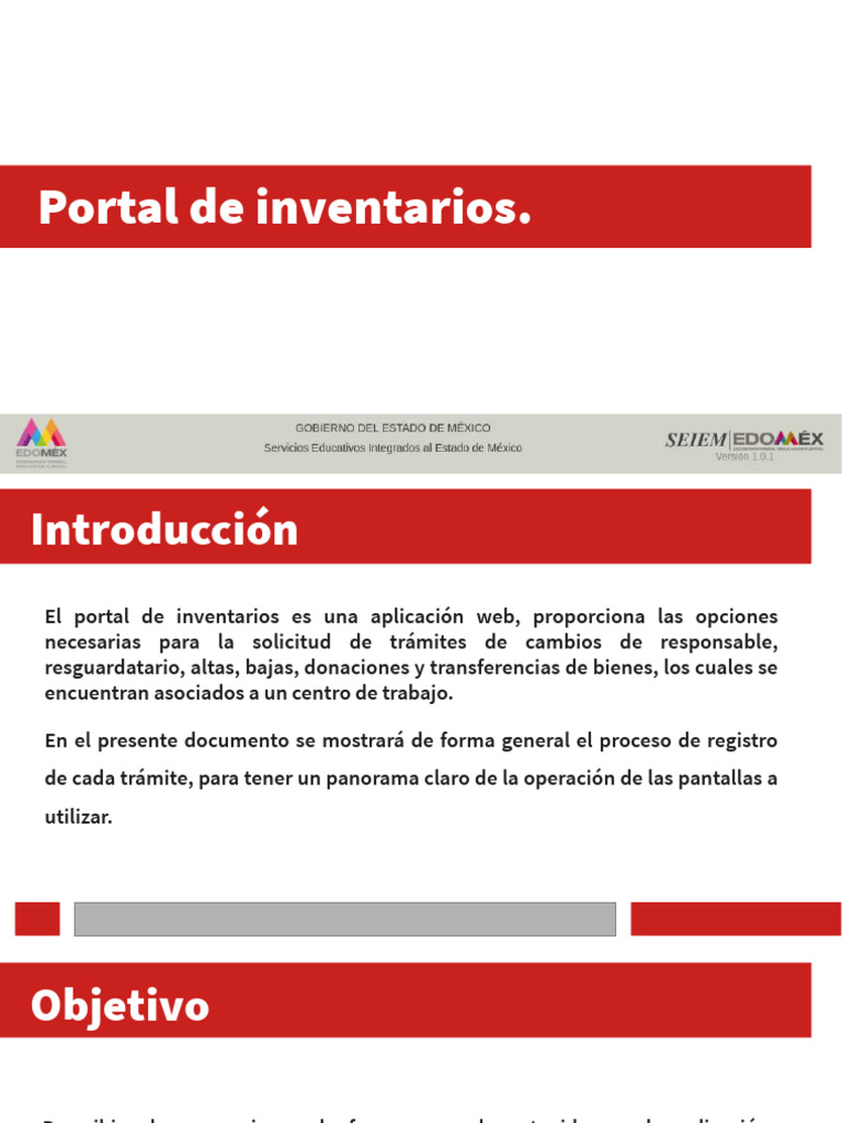 Portal de Inventarios | PDF