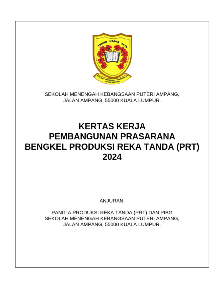 Kertas Kerja Bengkel PRT | PDF
